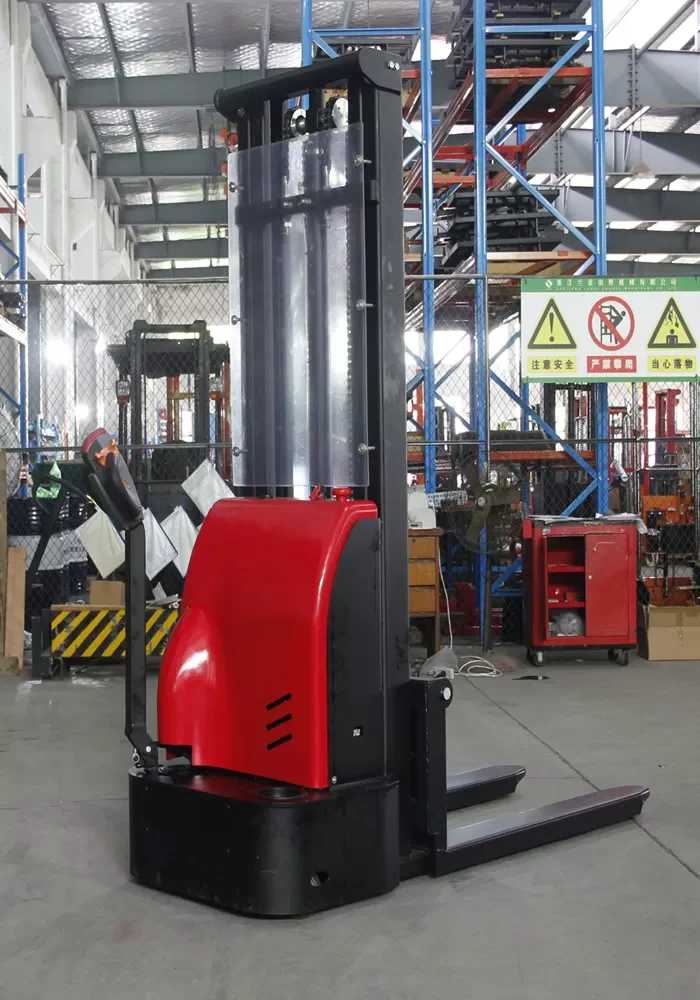 Loading 1500kg Pallet Truck Walki Portable Electric Pallet Stacker ...