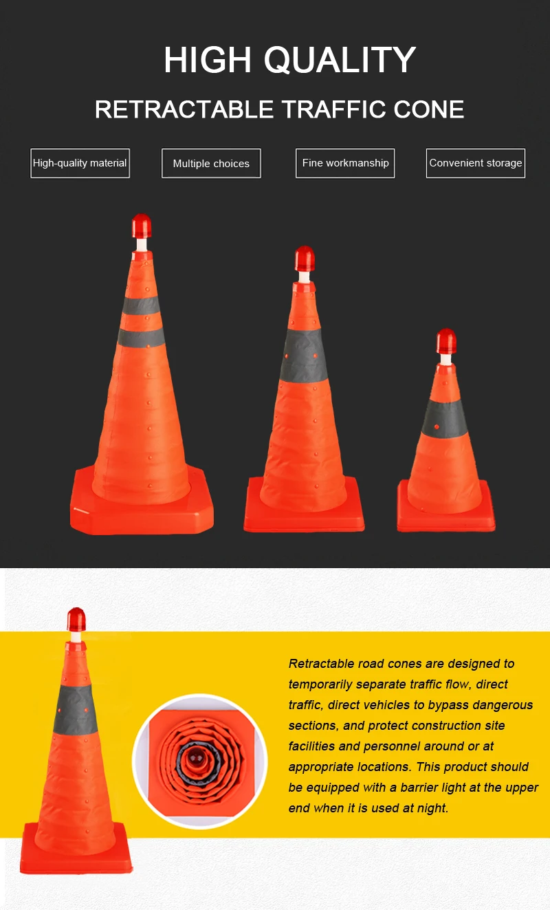 A Variety of Specifications Roadway Safety Orange Reflective Traffic ...