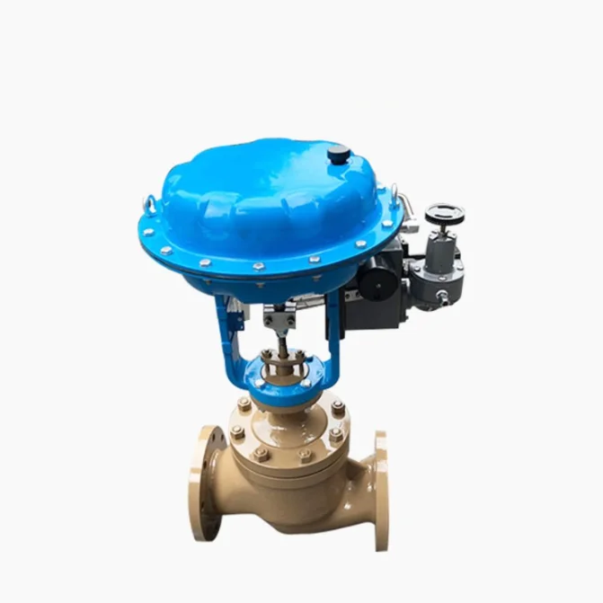 Pneumatic Stainless Steel Control Valve Flow Single Seat Steam Control ...