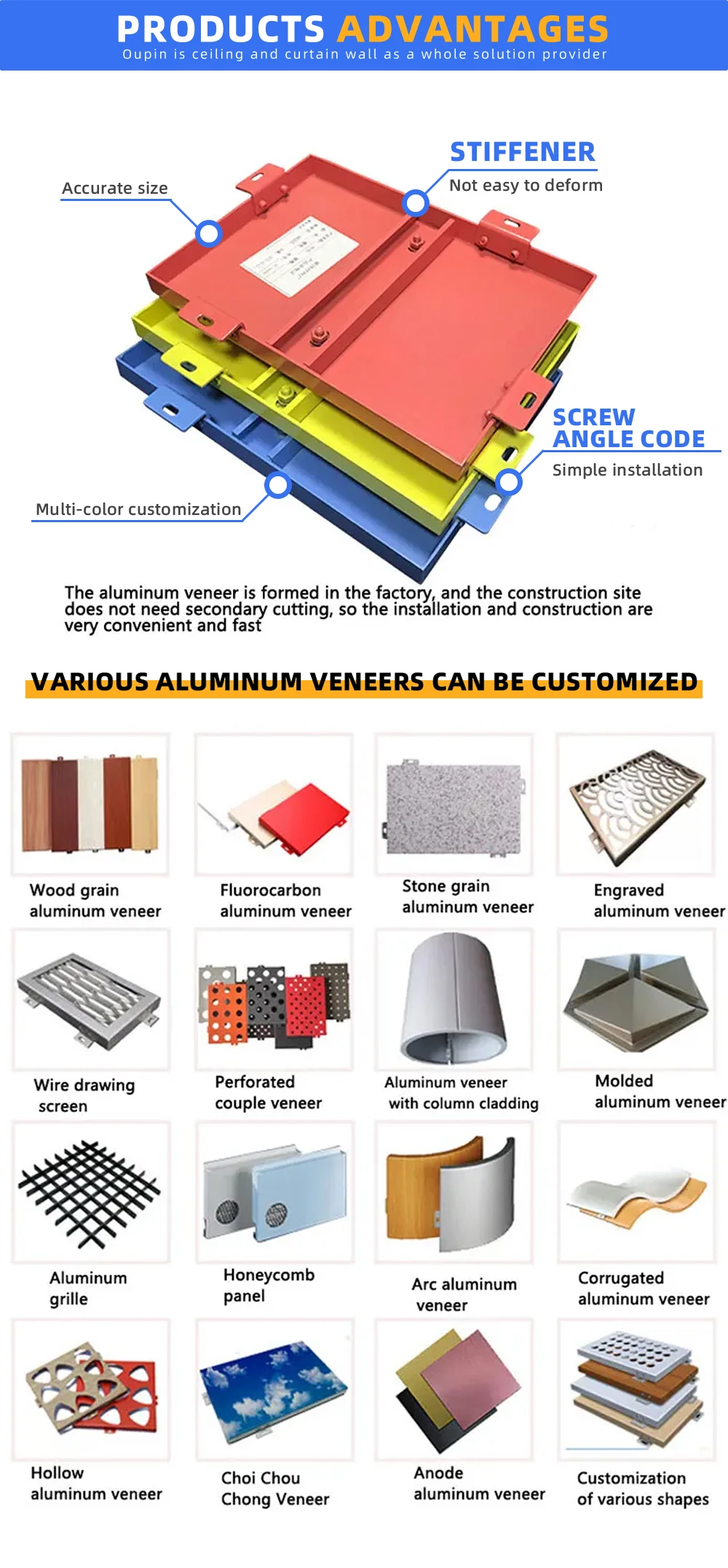 Aluminium Perforated Wave Facade Panels For Exterior Cladding - Oem