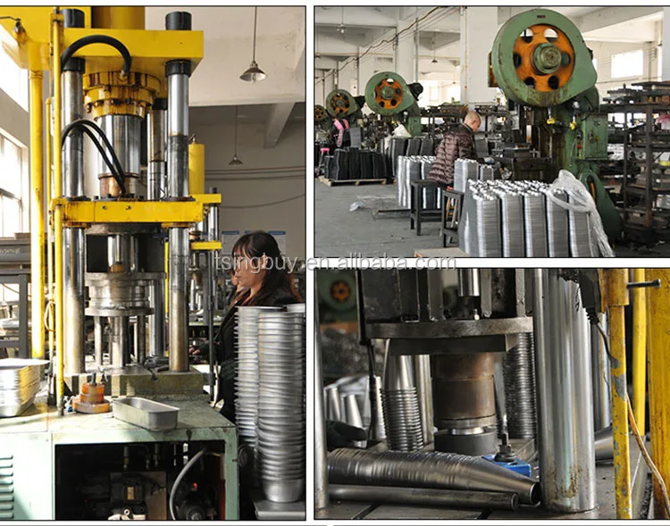 2-12 Inch Round Aluminum Anode Heightened Solid Base Chiffon Cake Molds ...