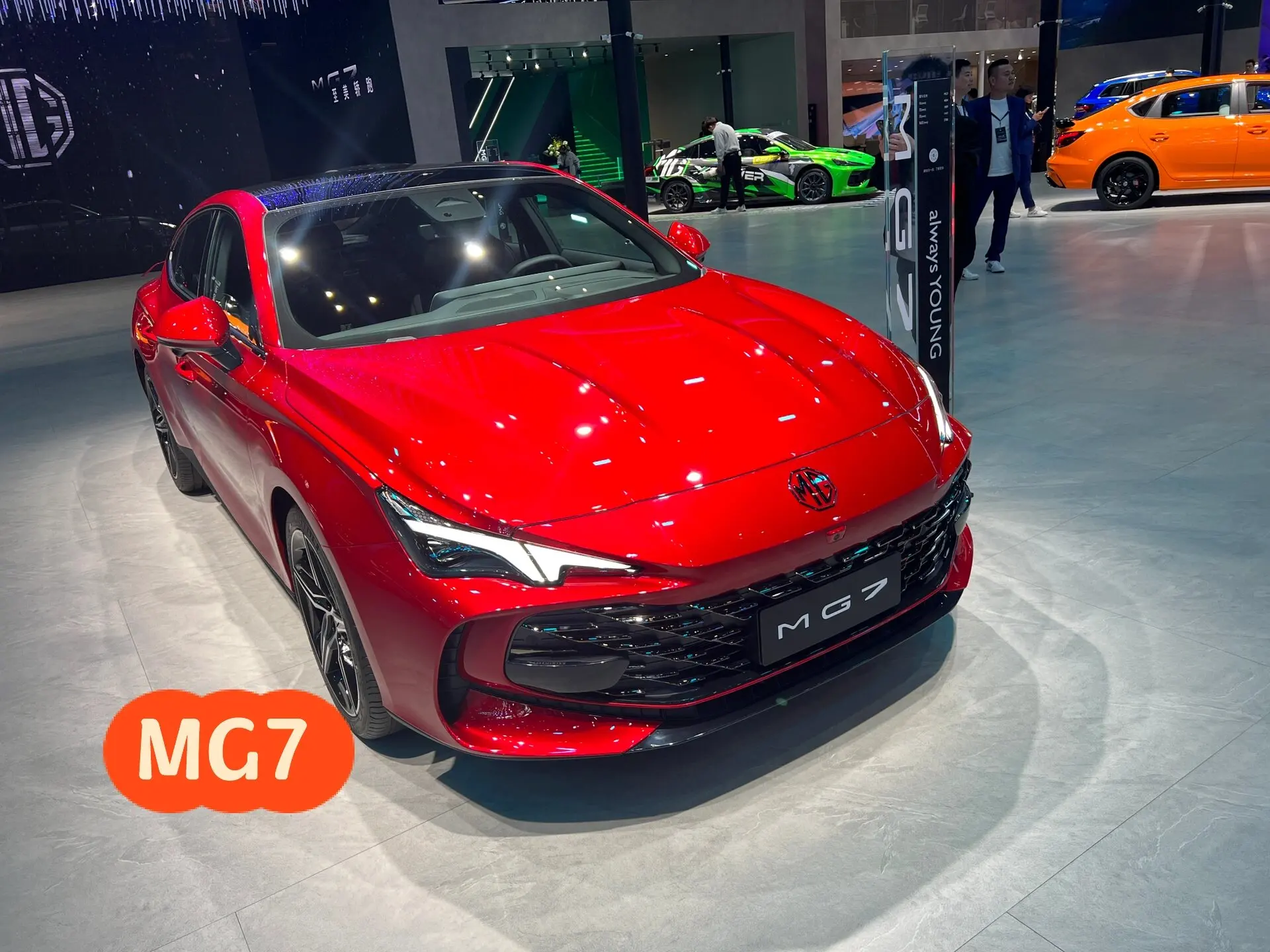 SAIC MG7 2.0t Ultimate Artwork Design Gas Car Export Cyberster