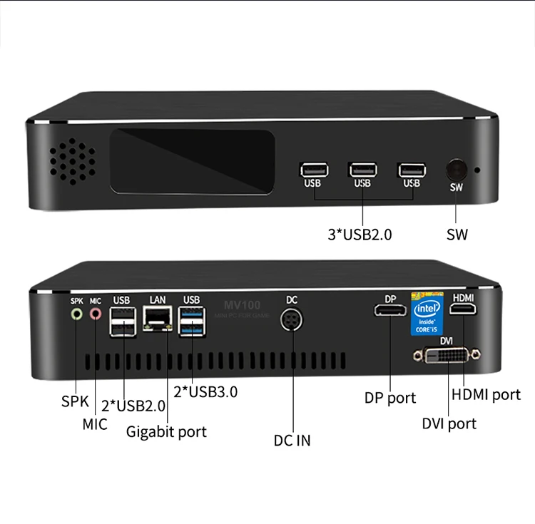Powerful Gtx1650 Desktop Mini Computer I3 I5 I7 I9 Barebone Ddr4 Max ...