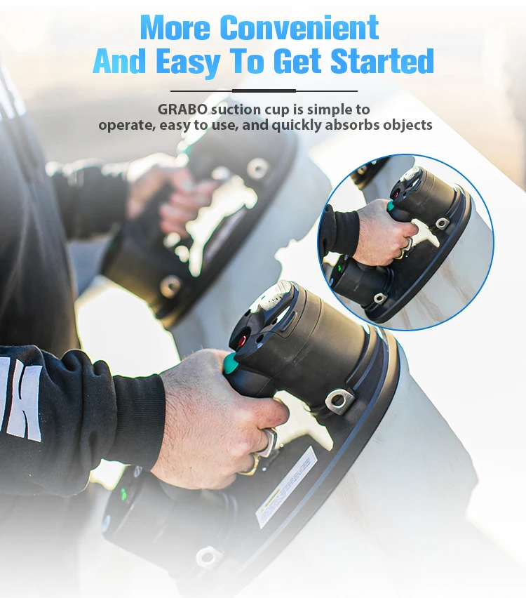 Grabo Vacuum Lifter Accessories for Marble Wood Dry-Wall Stone Board ...