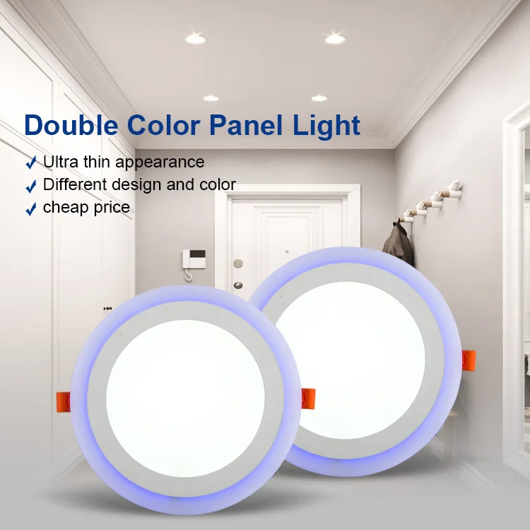 Double Color Changing Adjustable Rgb Skd Oem Ultra Slim Led Panel Light ...