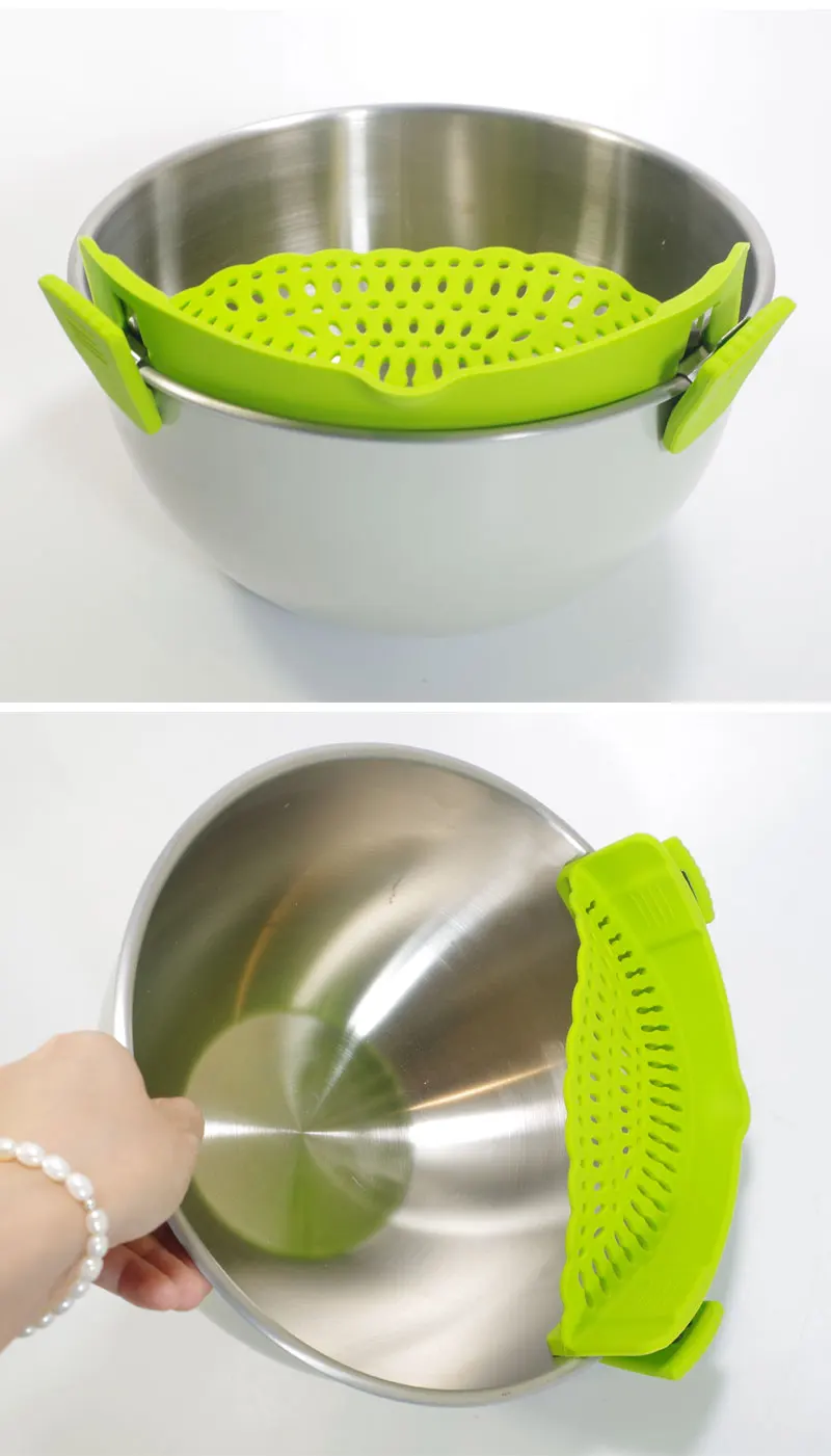 Plastic Collapsible Strainer Colander Drainer Home Creative Noodle ...