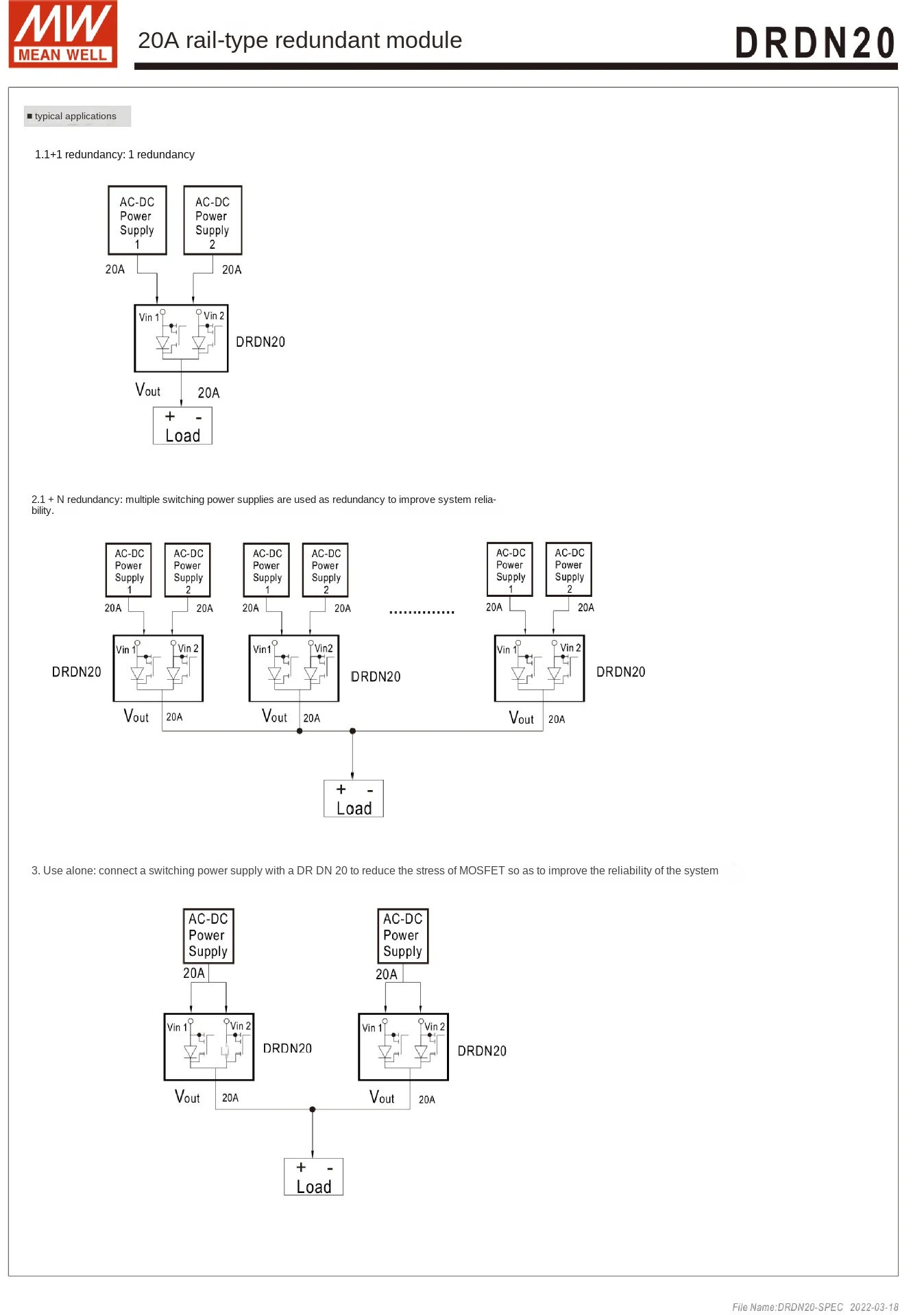 Switching Power Supply Drdn20-12/24/48v 20a Rail Mounted Din Power ...