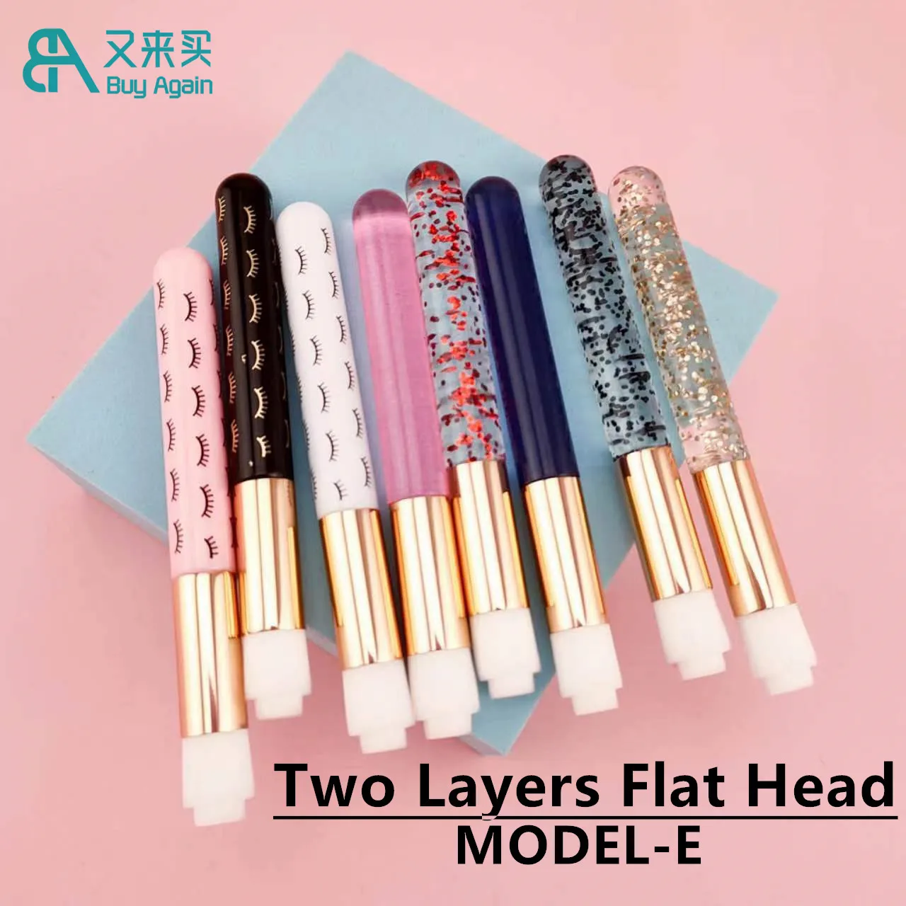 Custom Logo Lash Cleanser Brush - Foam Bath Wash Lash Extension