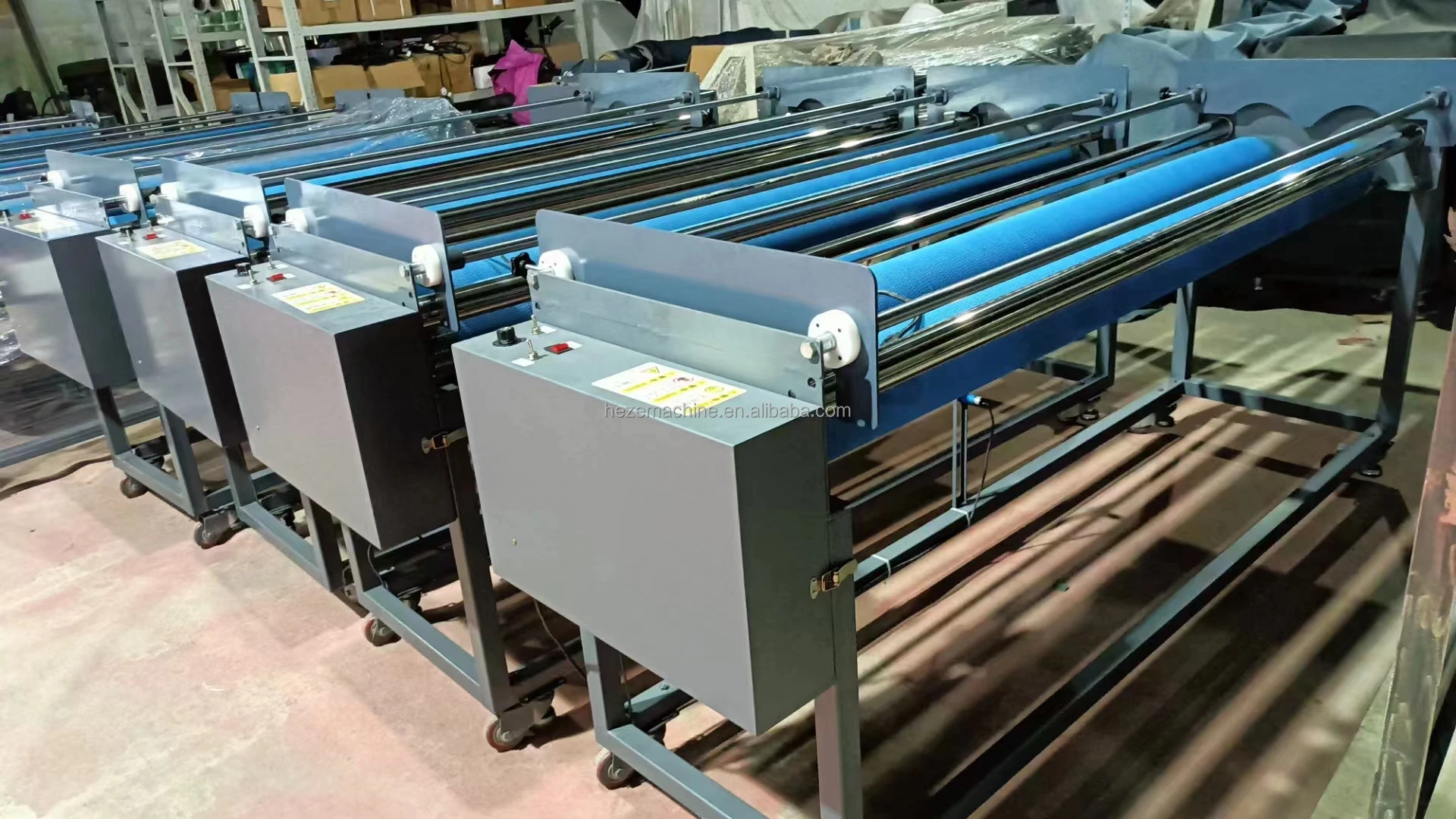 Textile Fabric Cloth Rolling Machine Fabric Meter Counter Rolling ...