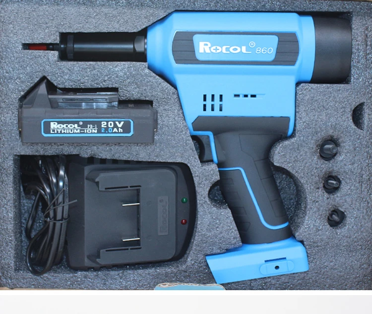 Hot Rl-860 Lithium Battery Rivet Nut Gun 1h Quick Charge Efficient ...