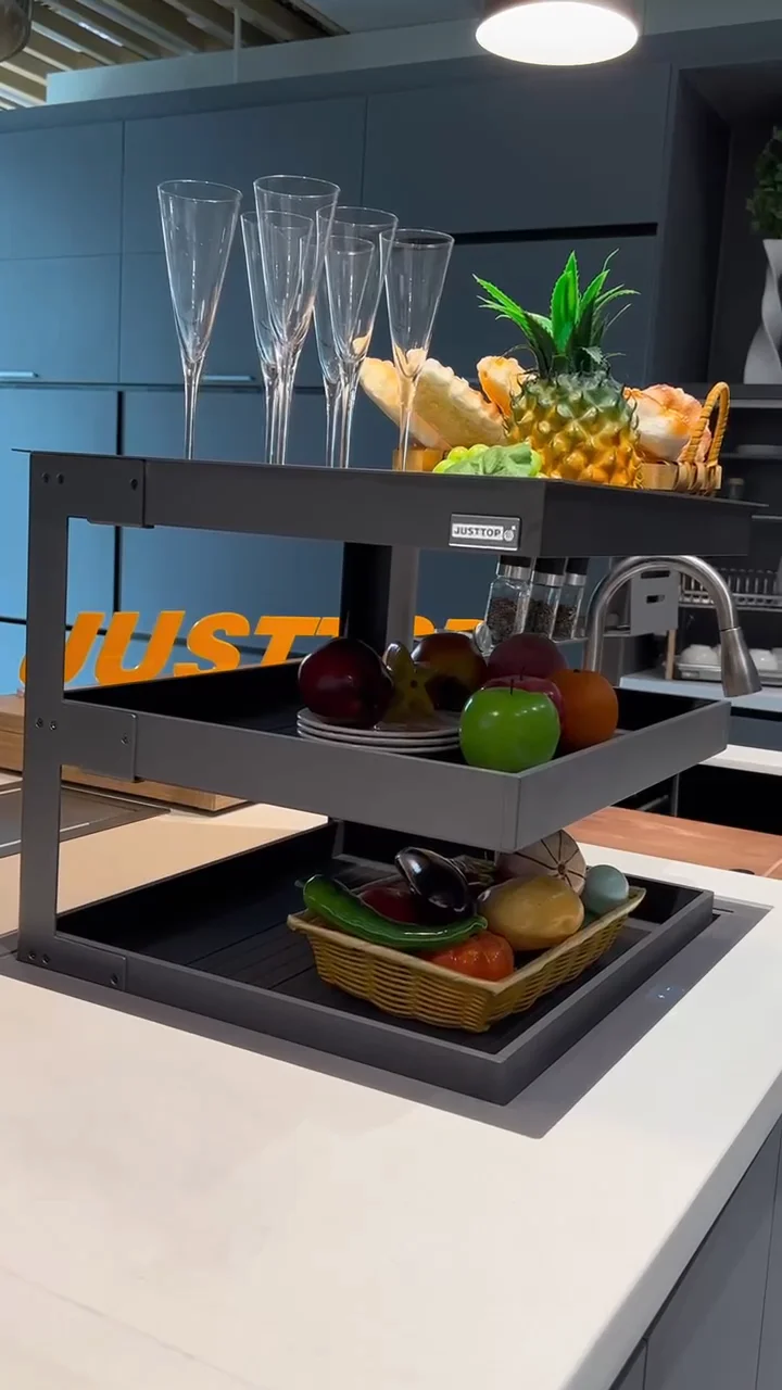Kitchen Corner Storage Cabinet Lifting Basket - Buy Wholesale Lift ...
