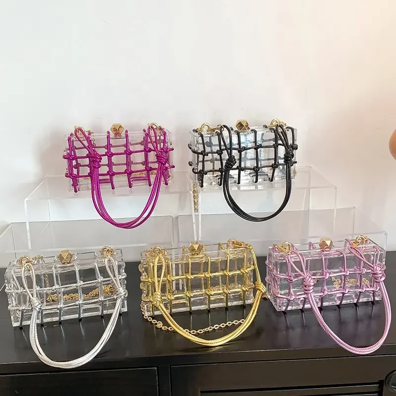 New Design Acrylic Clear Luxury Clutch Bag Small Designer Handbag ...