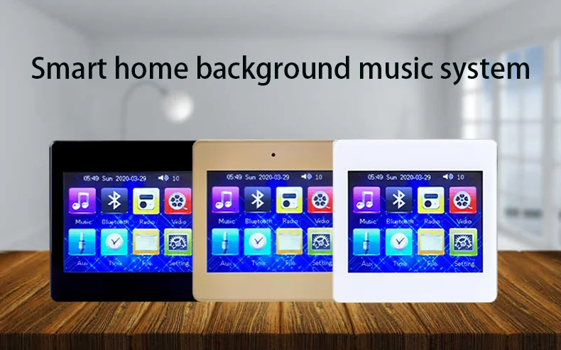 Smart Home Audio System with Wall Mount Music Amplifier Multi-Room ...