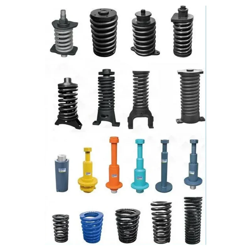 Excavator Recoil Springs Cylinder Assembly Track cylinder adjuster ...