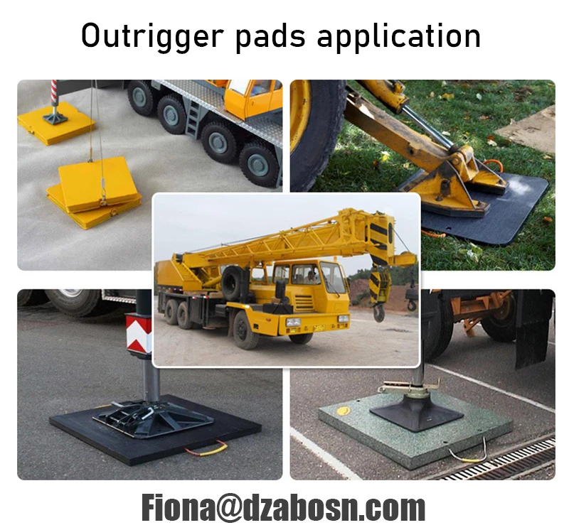 Mobile Crane Board Uhmwpe Outrigger Crane Pad Lifting Pad - Buy High ...