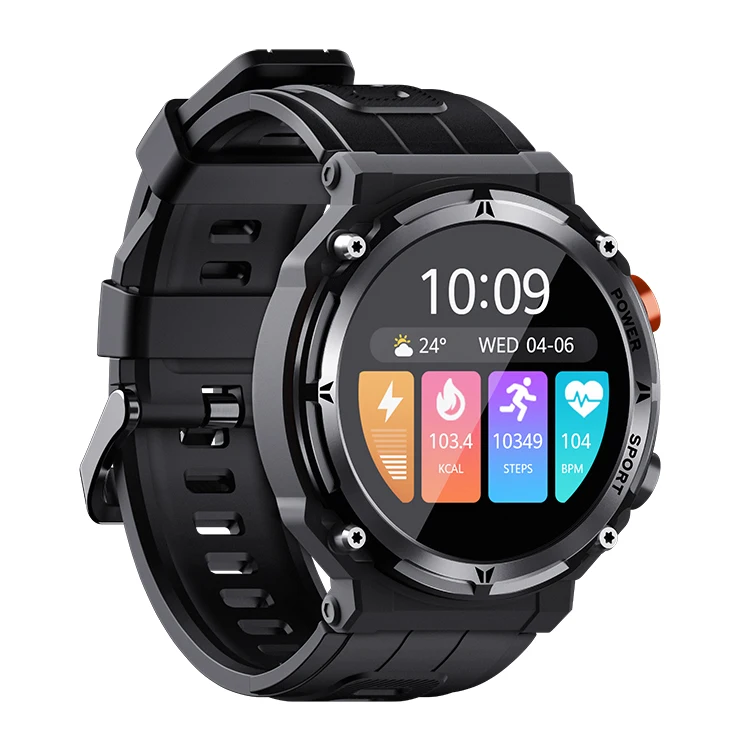 New Men C21Pro 2024 Smart Watch Round Screen Outdoor Three Anti-BT Call ...