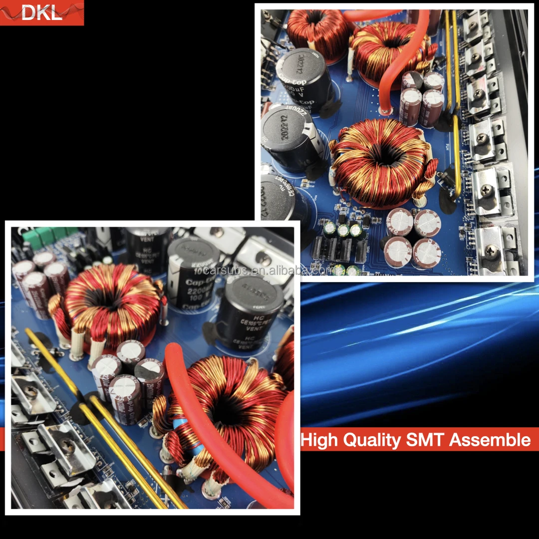 Car Subwoofer Amplifier RMS 5000W Class D - Strong Bass