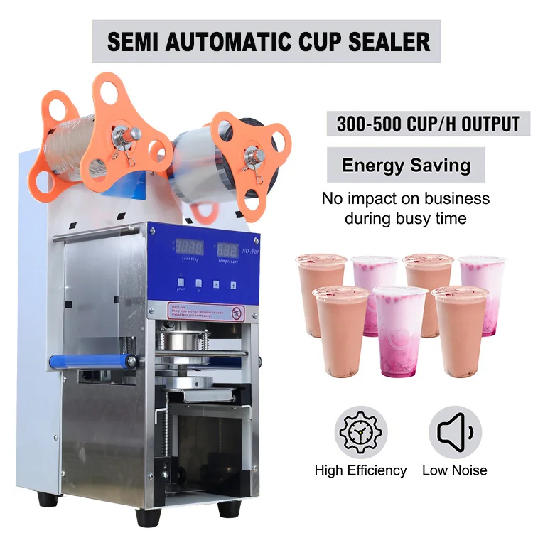 Semi Automatic Cup Sealing Machine - Durable & Efficient