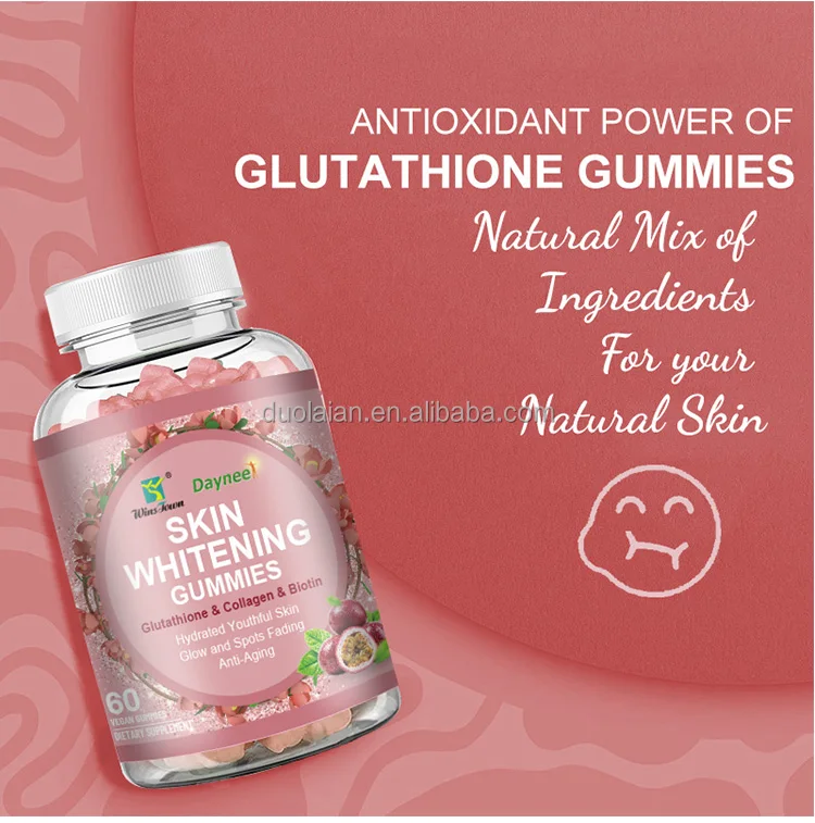 Whitening Gummies with Collagen - Anti-Aging Beauty Supplement