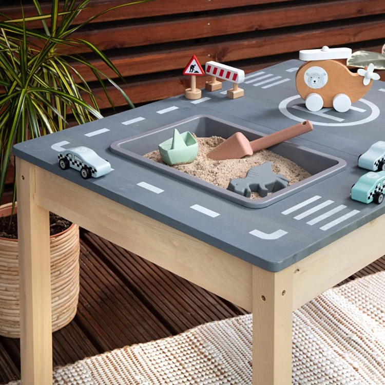 Kids Activity Play Table Sand Benches Kids Outdoor Play Table With ...