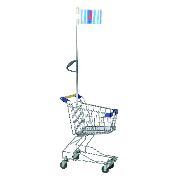 20 Litres Portable Kids Shopping Trolley Supermarket Hand Trolley With ...