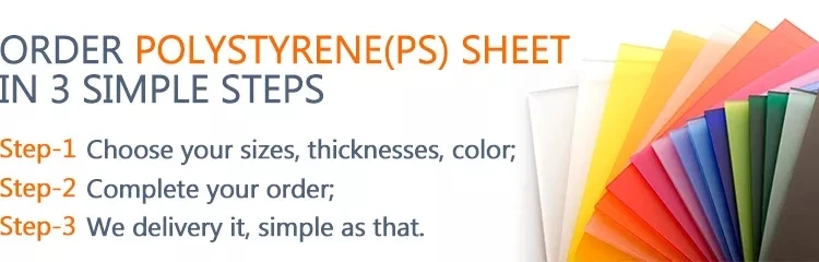 Cheap Plastic Transparent Bending Perspex Engraving PS Sheets