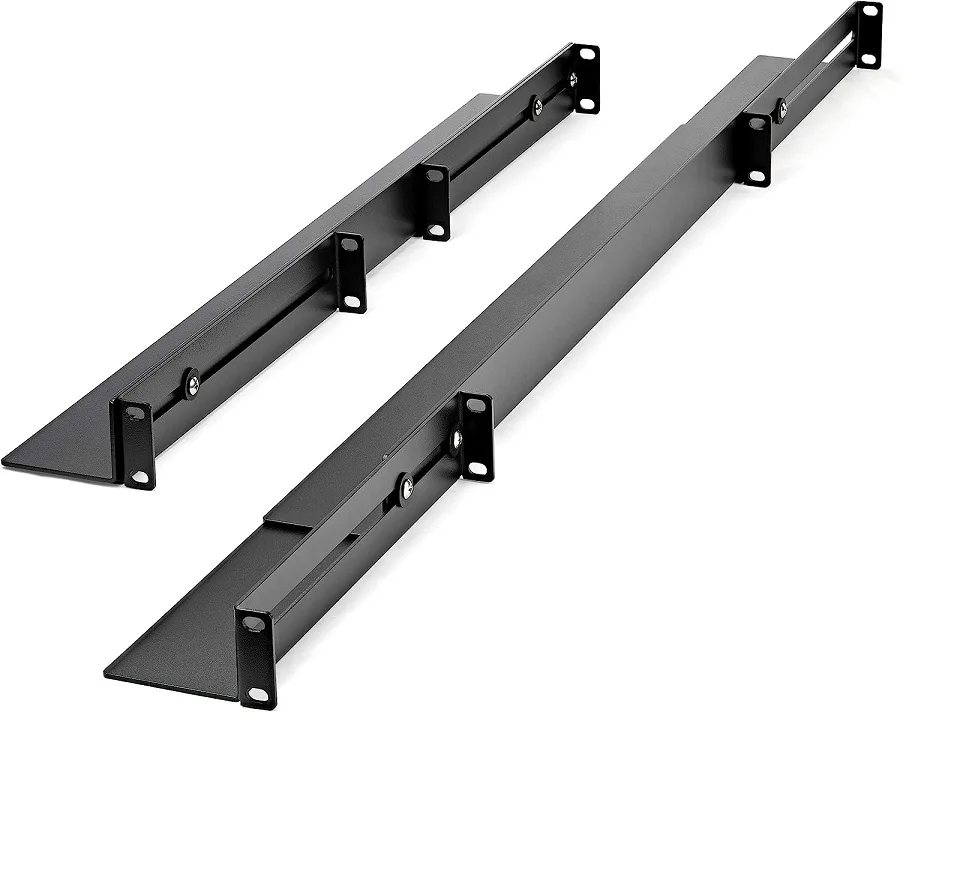 19 inch Server Rack Rails Adjustable Depth Rack Mount Rails Network ...