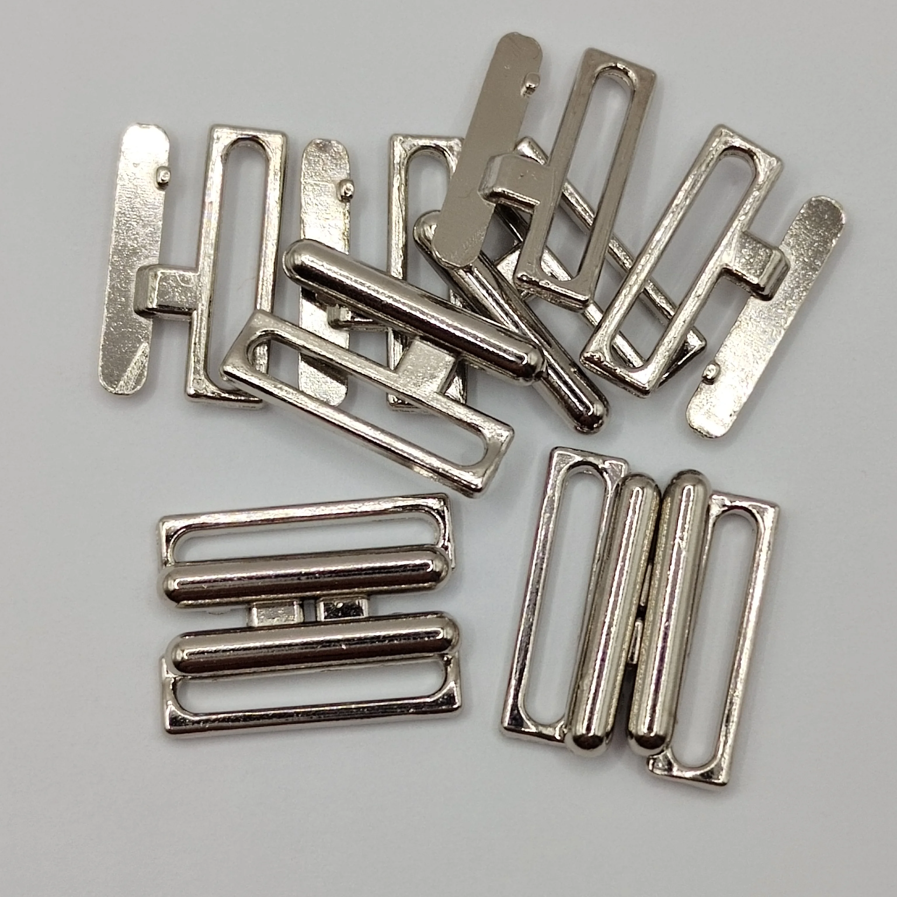 20mm Webbing Strap Interlocking Belt Buckle Custom Silver Adjustable ...