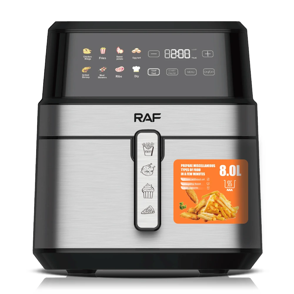 Raf Electric Air Fryer 5l Hot Air Cooker Fryer Without Oil Touch Screen Smart Digital Air Fryers ...
