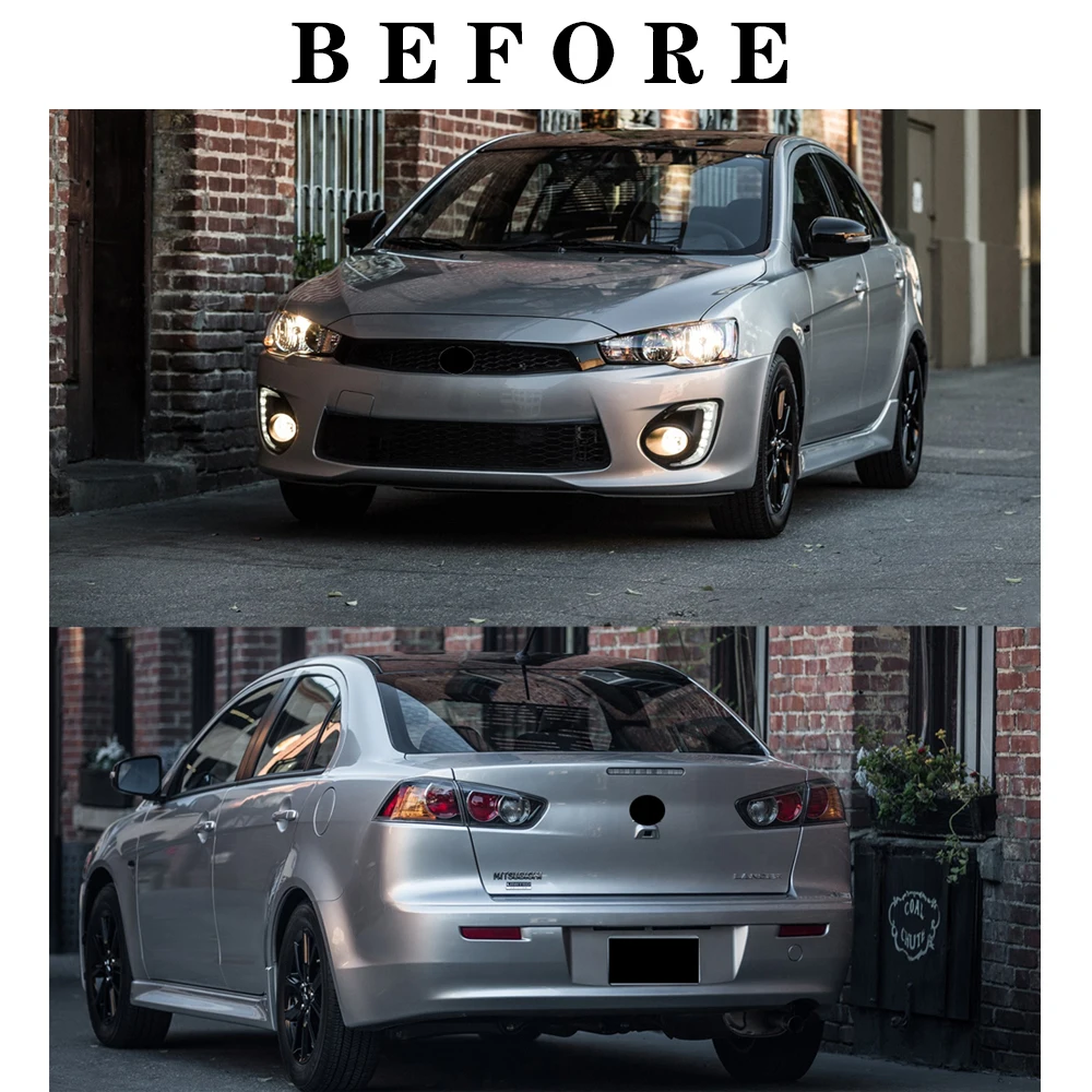 Mitsubishi Lancer 2009-2017 Varis Style Front Bumper Retrofit OEM