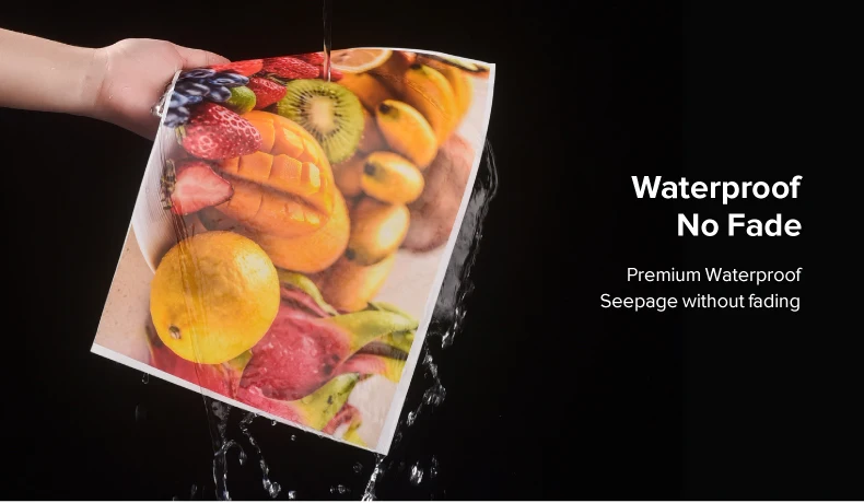 Printable Full Color A4 Blank Waterproof Self Adhesive Glossy / Matte ...