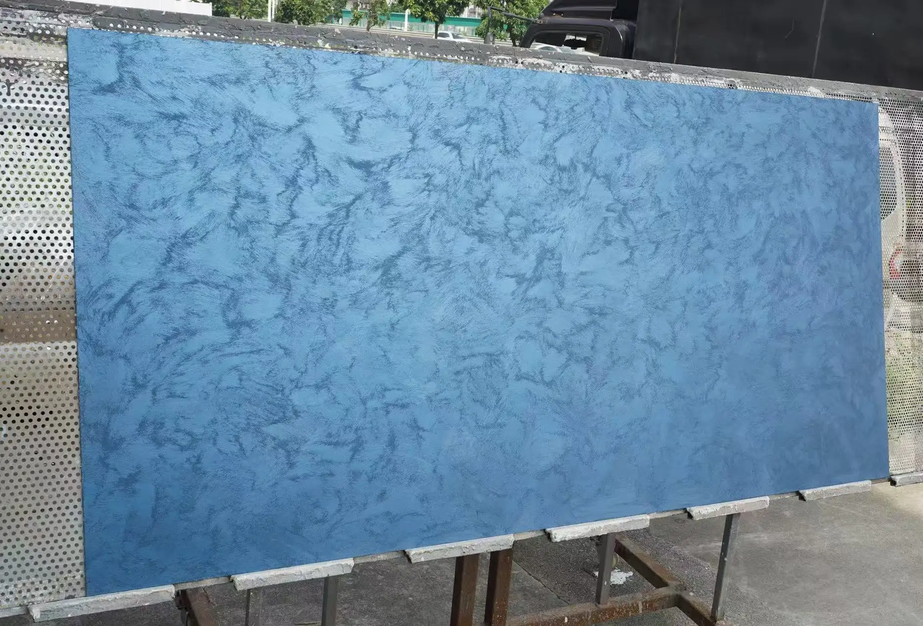 Gilded Cut-to-Size Fluorescent MCM Fireproof Flexible Stone Veneer ...