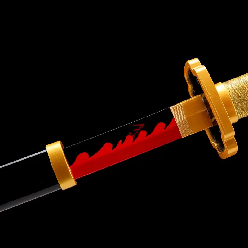 Tsugikuni Yoriichi Sword Katana Demon Slayer Sword Tanjiro Black Knife ...