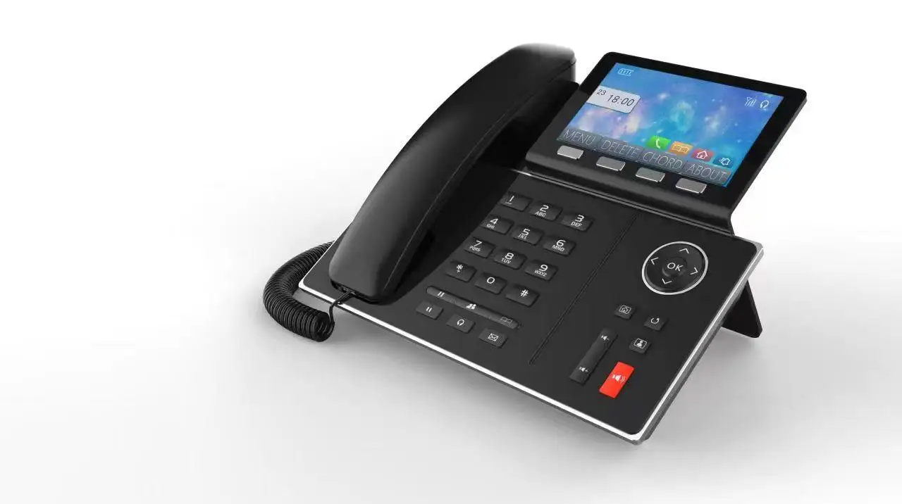 2023 New Model SIP Business IP Phone with 4 VOIP lines account Large ...