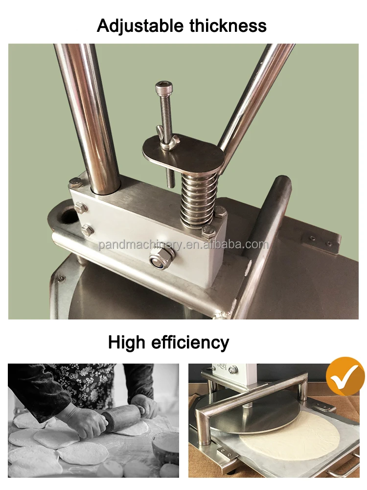 25cm Manual Cake Press Machine - Efficient Dough Flatten