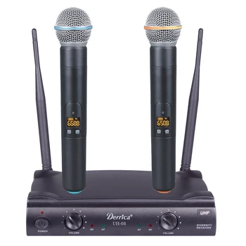 Uh-08 Digital Uhf Wireless Microphone With 2x30 Multi-frequency - Buy Wireless Microphone ...