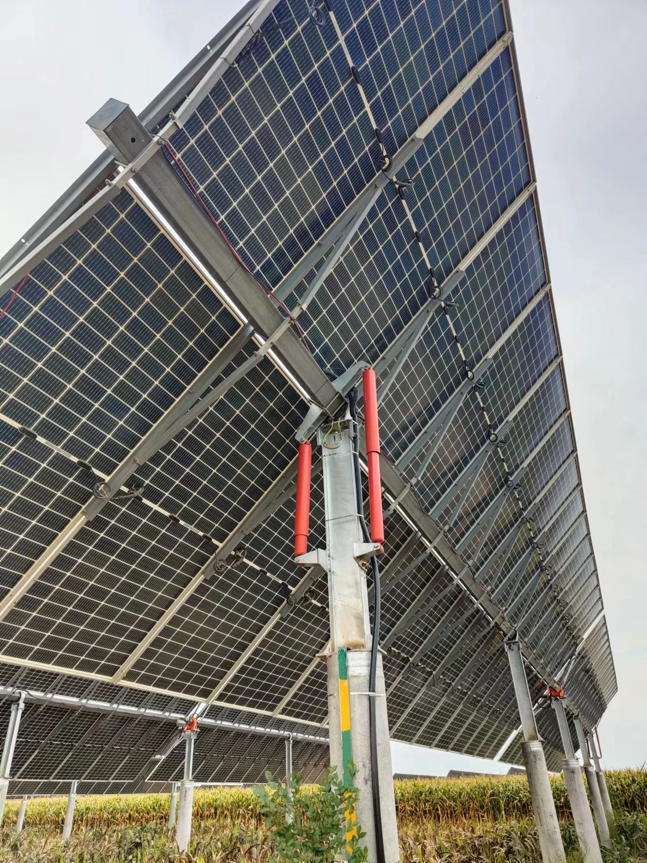 Single Axis Solar Tracker Damper - Vertical 2P System