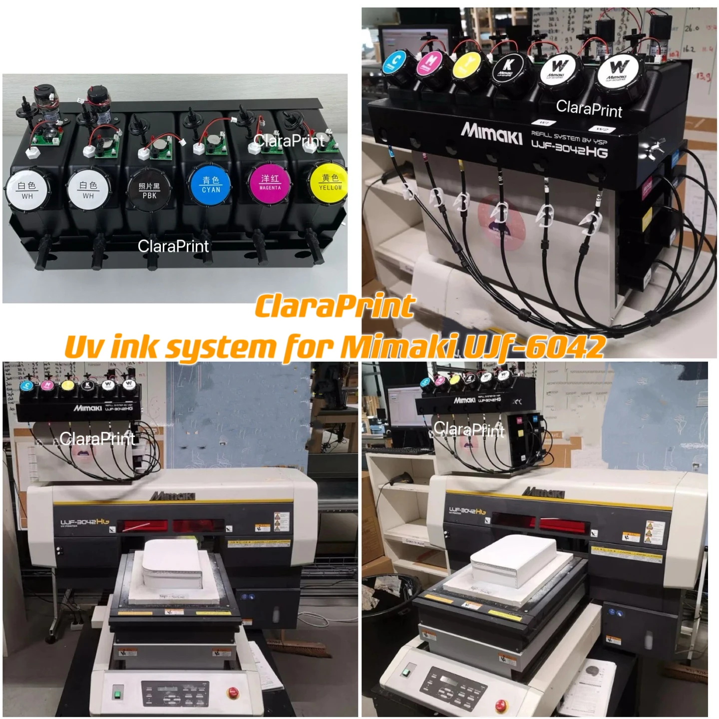 Ink Bulk System for Mimaki UJF3042/6042 UV Printer - 60KG