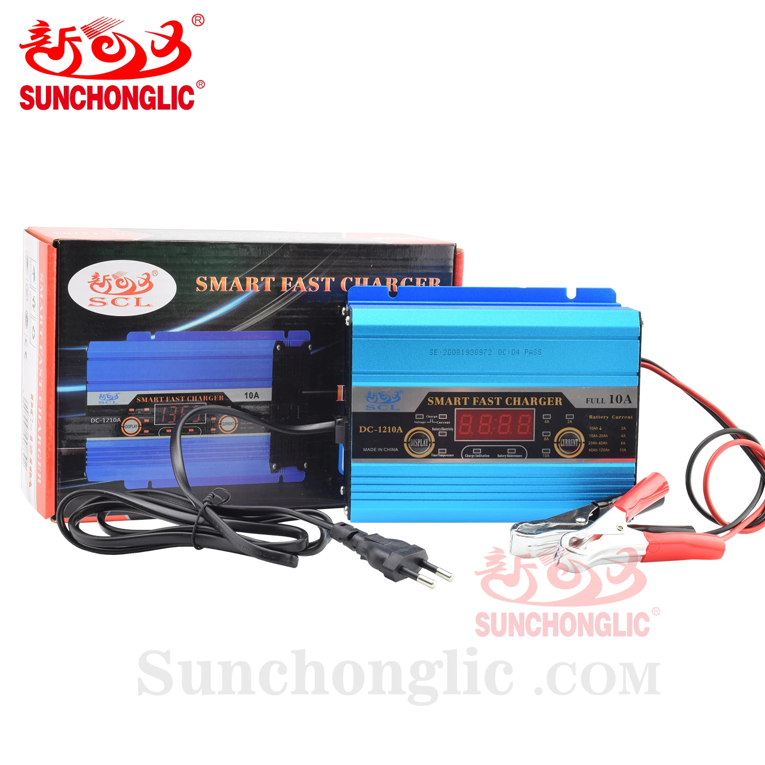 Sunchonglic Led Display 12 Volt 10 Amp 12v 10a Three Phase Automatic ...