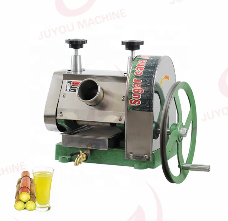 JUYOU Sugarcane Juice Maker Small Sugar Cane Juicer Machine Sugarcane ...