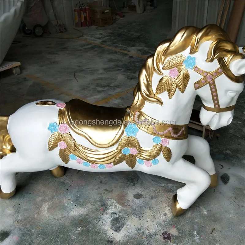 Birthday Party Decorations Kids Carousel Horse Figuras For Plolyresin Sculpture - Buy Antique ...