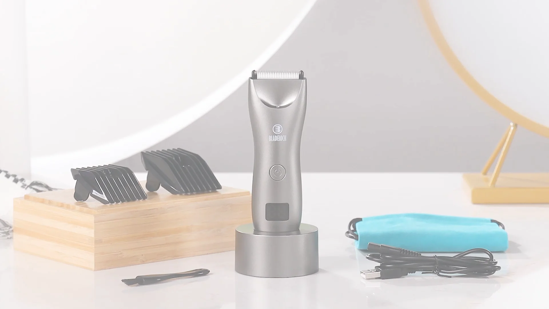 Body Hair Trimmer Electric Clippers Men Cordless Professional Hair Clippers Cut Machine Wireless ...