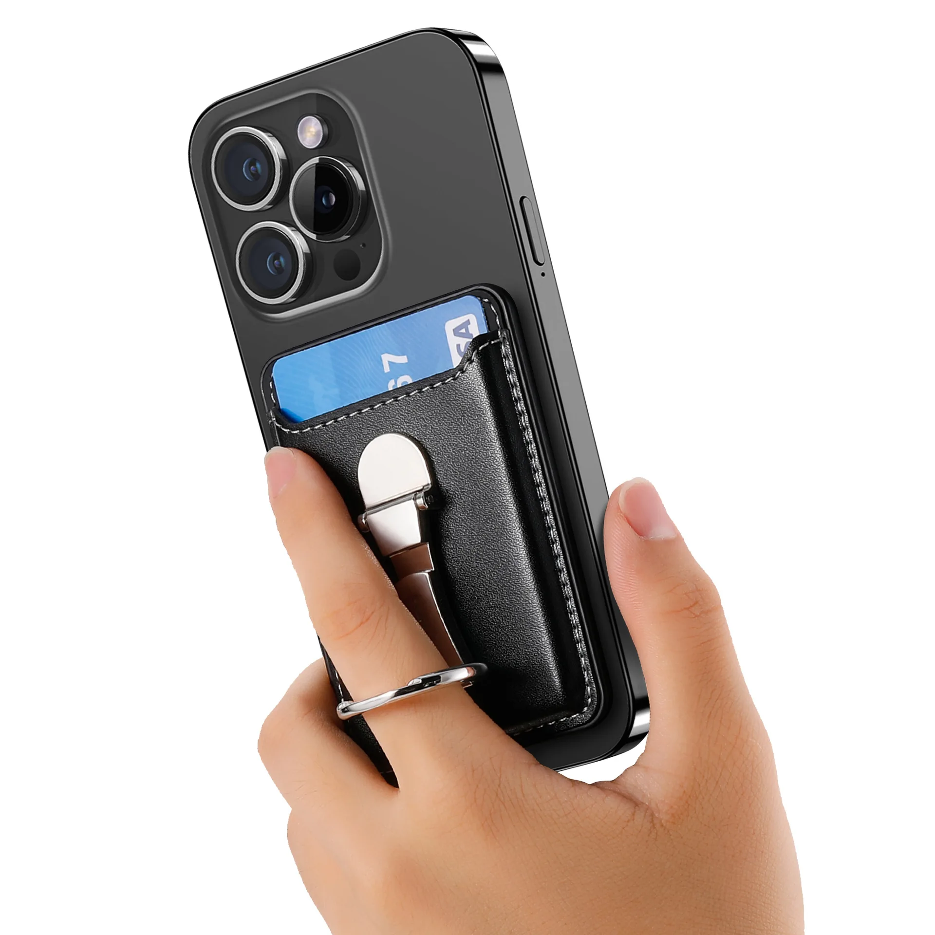 Mherder Wallet With Stand Men Wallets Custom Logo Vegan Leather ...