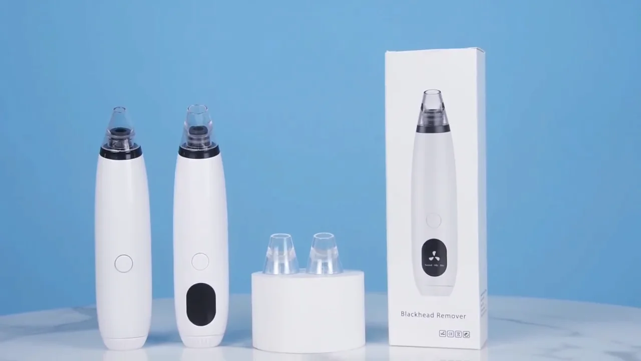 3 Heads Vacuum Beauty Blackhead Sucker Acne Extractor Pimple Suction ...