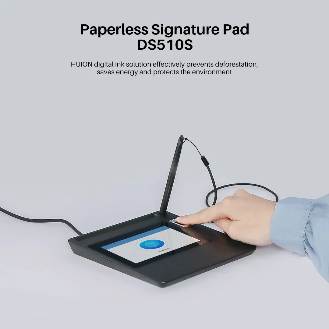 Huion 5 Inch Original Handwriting Lcd Notepad Signature Pad Pen Tablet ...