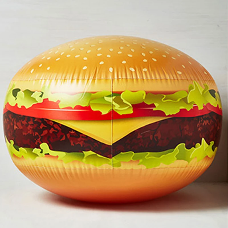 Promotional Custom Jumbo Pvc Inflatable Cheeseburger Giant Plastic ...