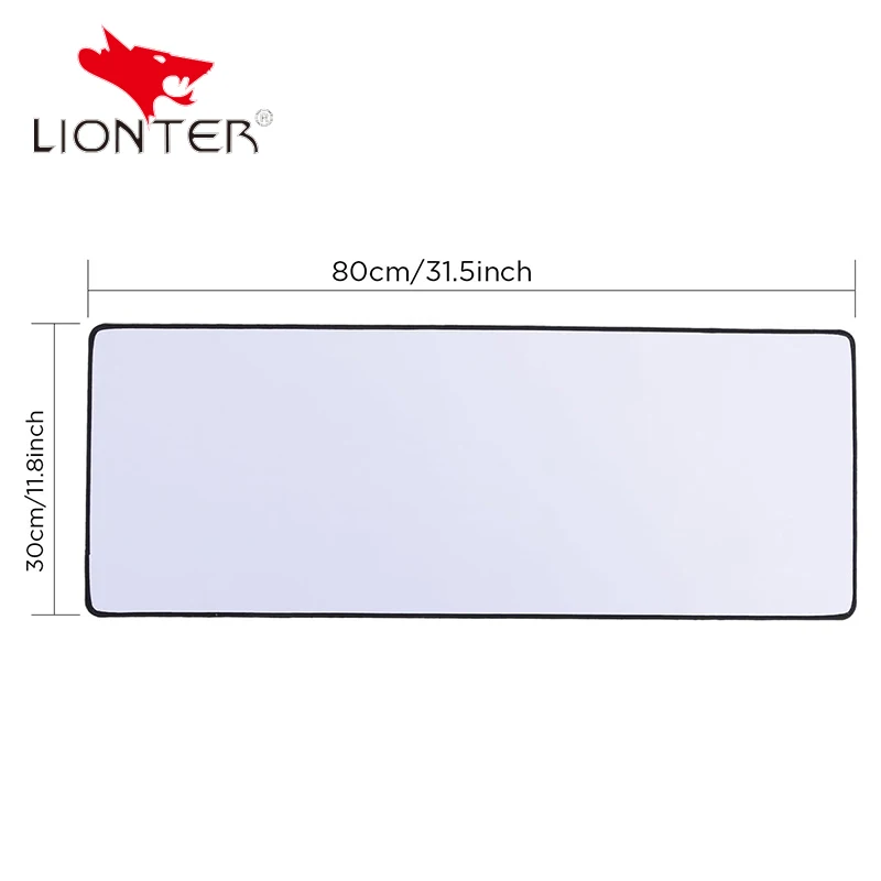 Wholesale Mouse Pad Large Deskmat White Blank Custom Desgin Neoprene ...