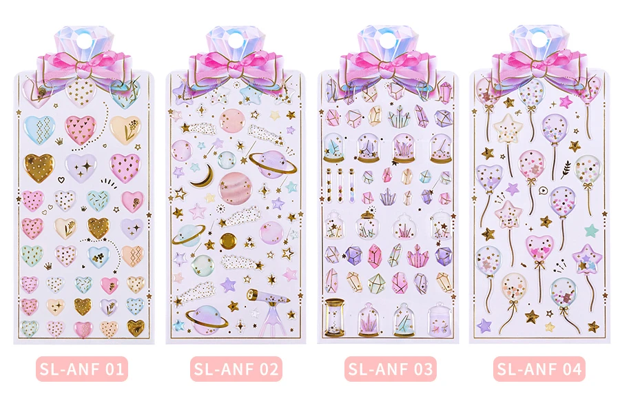 Quicksand Yoyo Handbook Stickers - Fun Cartoon Decoratives