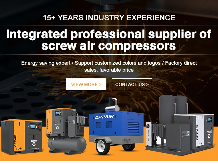 100hp Two Stage Screw Air Compressor 75 Kw Rotary Screw Type Air ...