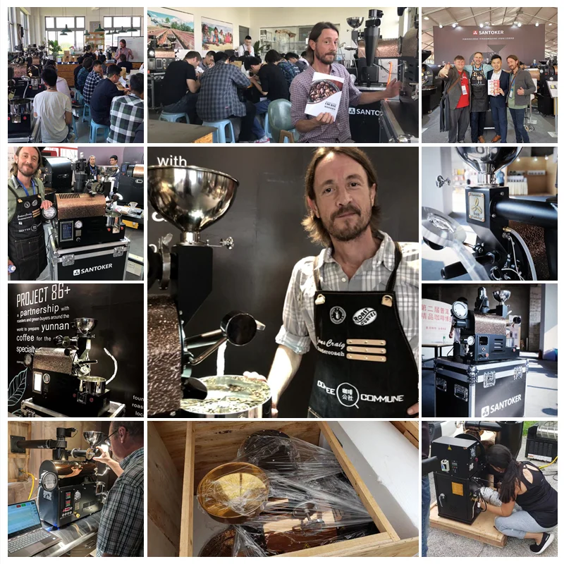 2024 WINTOP Automatic 1kg 1.5kg 2kg 2.5kg Commercial Coffee Roaster ...